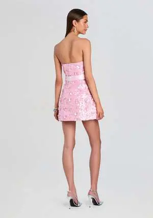 Retrofete Tate Sequin Mini Dress - Rosa
