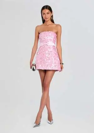 Retrofete Tate Sequin Mini Dress - Rosa