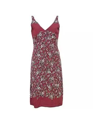 Marc Jacobs Floral-print V-neck Dress - Red