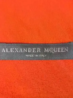 Alexander McQueen Wool Belted Sleeveless Dress