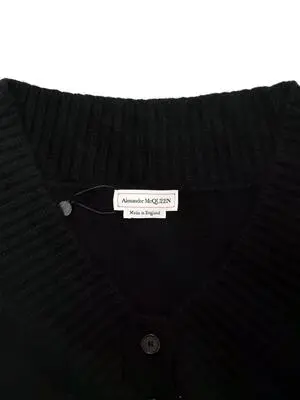 Alexander McQueen Ribbed V-neck Sweater