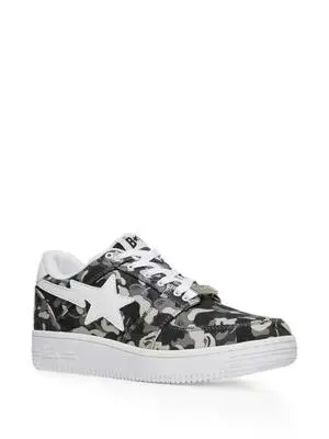 A BATHING APE X Comme Des Garçons Camouflage Print Sneakers