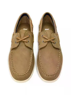 Manebí Lace-up Suede Boat Shoes