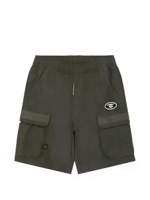 AAPE BY *A BATHING APE Cargo Shorts With Logo Patch - Green