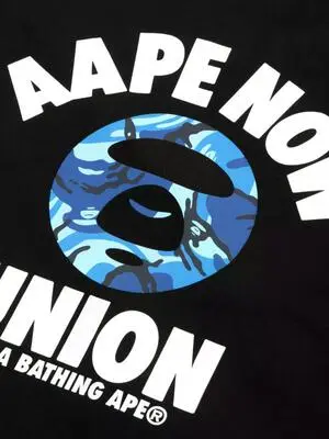 AAPE BY *A BATHING APE Logo-print Cotton T-shirt
