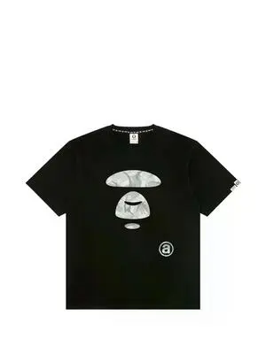 AAPE BY *A BATHING APE Moonface Camo-print T-shirt - Black