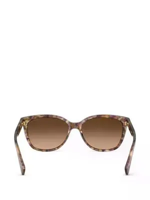 COACH Tortoiseshell Cat-eye Sunglasses - Brown