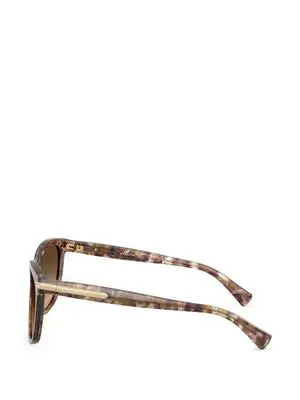 COACH Tortoiseshell Cat-eye Sunglasses - Brown
