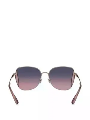COACH Gradient Geometric-frame Sunglasses