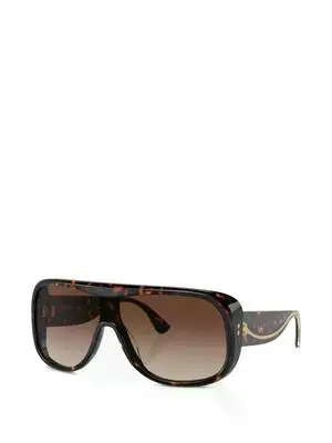 FERRARI Geometric Frame Sunglasses