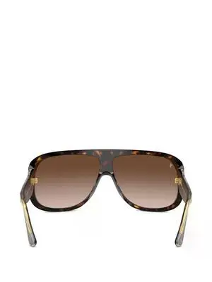 FERRARI Geometric Frame Sunglasses