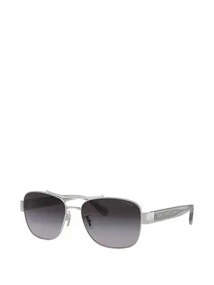 COACH Double-bridge Pilot-frame Sunglasses