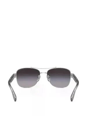 COACH Double-bridge Pilot-frame Sunglasses