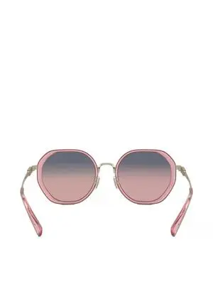COACH Geometric Frame Sunglasses