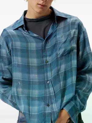 424 Check-print Chest-pocket Shirt