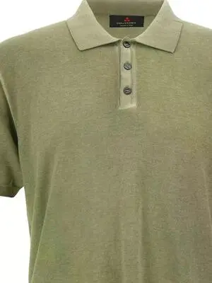 Peuterey Correbois Frs Cotton-crepe Polo Shirt - Green