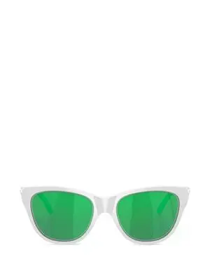 Oakley Hold Out Oval-frame Sunglasses - White