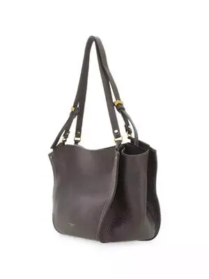 GIANNI CHIARINI Large Leather Shoulder Bag