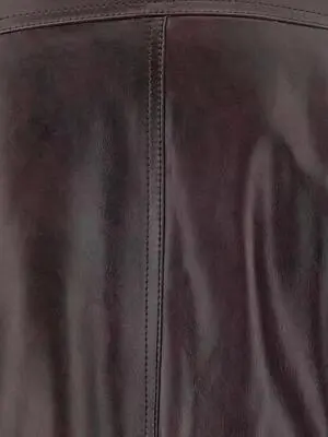 VOLFAGLI FIRENZE Reversible Leather Bomber Jacket
