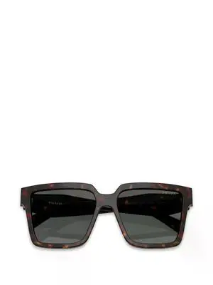 Prada Tortoiseshell Effect Square-frame Sunglasses