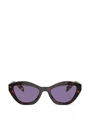 Prada Butterfly Frame Sunglasses - Brown