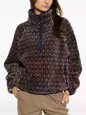 The Upside Castilla Tu Print Half-zip Sweatshirt