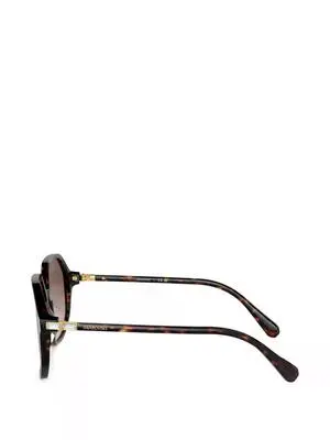SWAROVSKI Crystal Embellished Geometric Sunglasses