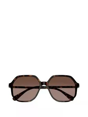 SWAROVSKI Crystal Embellished Geometric Sunglasses