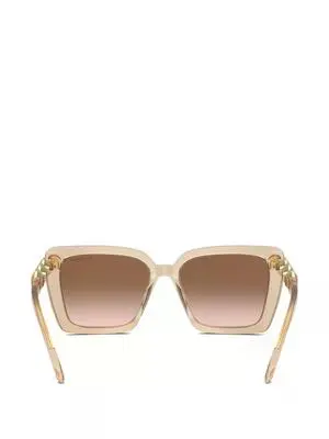 SWAROVSKI Crystal Embellished Square Frame Sunglasses
