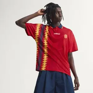 Adidas Spain Home Jersey 1994 Red - Collegiate Red