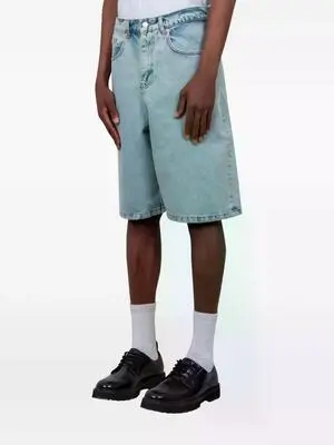 PATTA Embroidered Logo Shorts - Blue