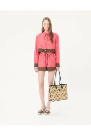 Valentino Garavani Medium Raffia Shopping Bag