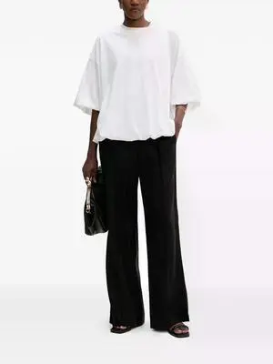 ISABELLE BLANCHE Drawstring Trousers - Black
