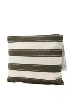 ODEEH Striped Canvas Clutch Bag