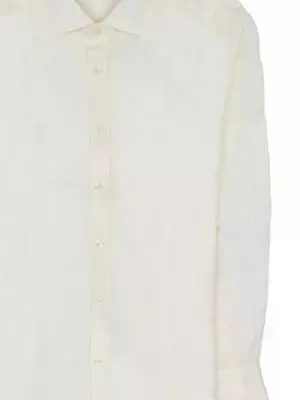 120% Lino Long-sleeve Linen Shirt - Neutrals
