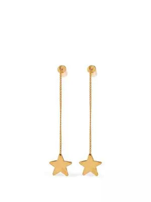 JIL SANDER Star Pendant Drop Earrings - Gold