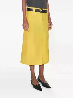 Tory Burch Waxed Viscose Skirt