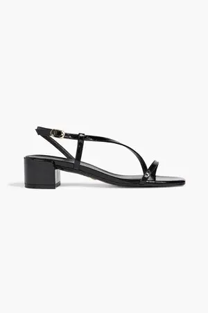 STUART WEITZMAN Soiree 35 Patent Leather Sandals