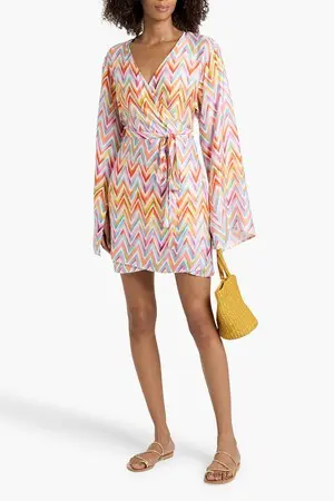 Missoni Printed Satin Mini Dress