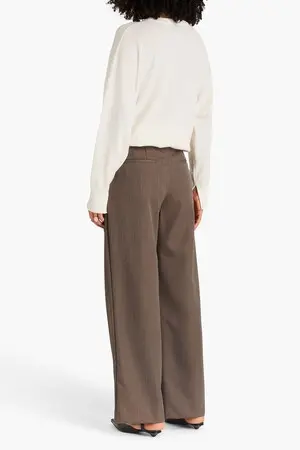 Loulou De Saison Wool-blend High-rise Pants