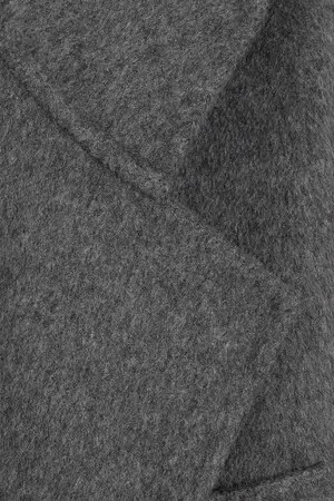 TOTEME Brushed Woolfelt Relaxed Fit Jacket - Gray