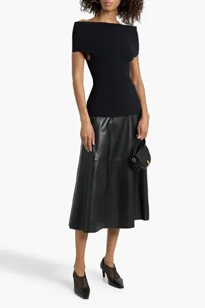TOTEME Off-the-shoulder Stretch-knit Top