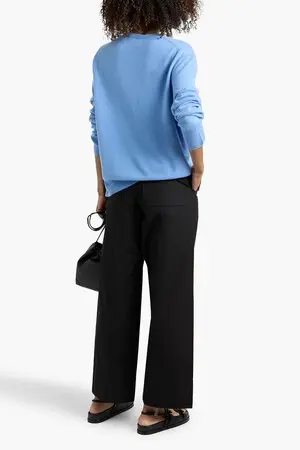 TOTEME Cashmere Ribbed Trim Sweater