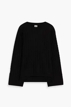 TOTEME Cable Knit Cashmere Sweater