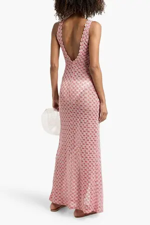 Missoni Metallic Crochetknit Coverup