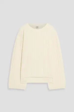 TOTEME Cable-knit Cashmere Sweater