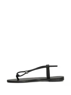 NICOLAS LAINAS Leather Flat Sandals