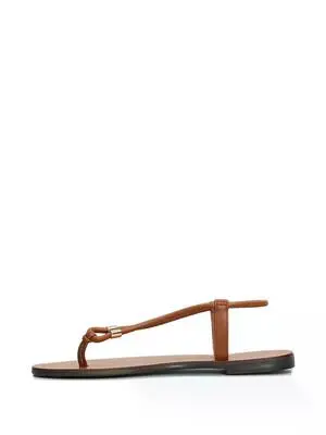 NICOLAS LAINAS Leather Flat Sandals