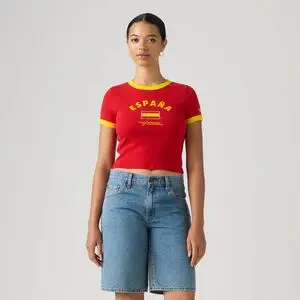 LEVI'S Ringer Cropped T-shirt - España