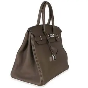 Hermès Birkin 35 Top Handle Bag - Gray
